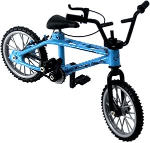 Amazon.com: 1/18 Diecast Bike Action Figure Toy,Mini Finger Mountain ...