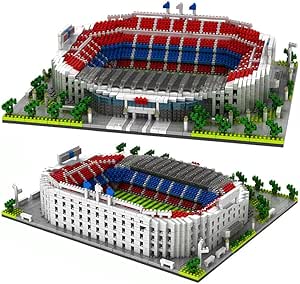 Amazon.com: alltogetho Barcelona Soccer Stadium Micro Mini Bricks ...