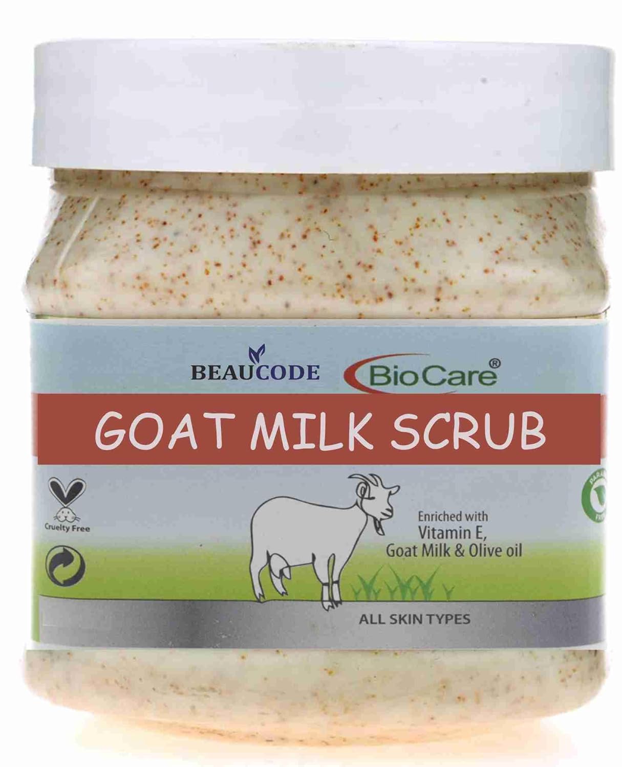 Buy Beaucode BioCare Goat Milk Face Scrub 250gm| For Women & Men For ...