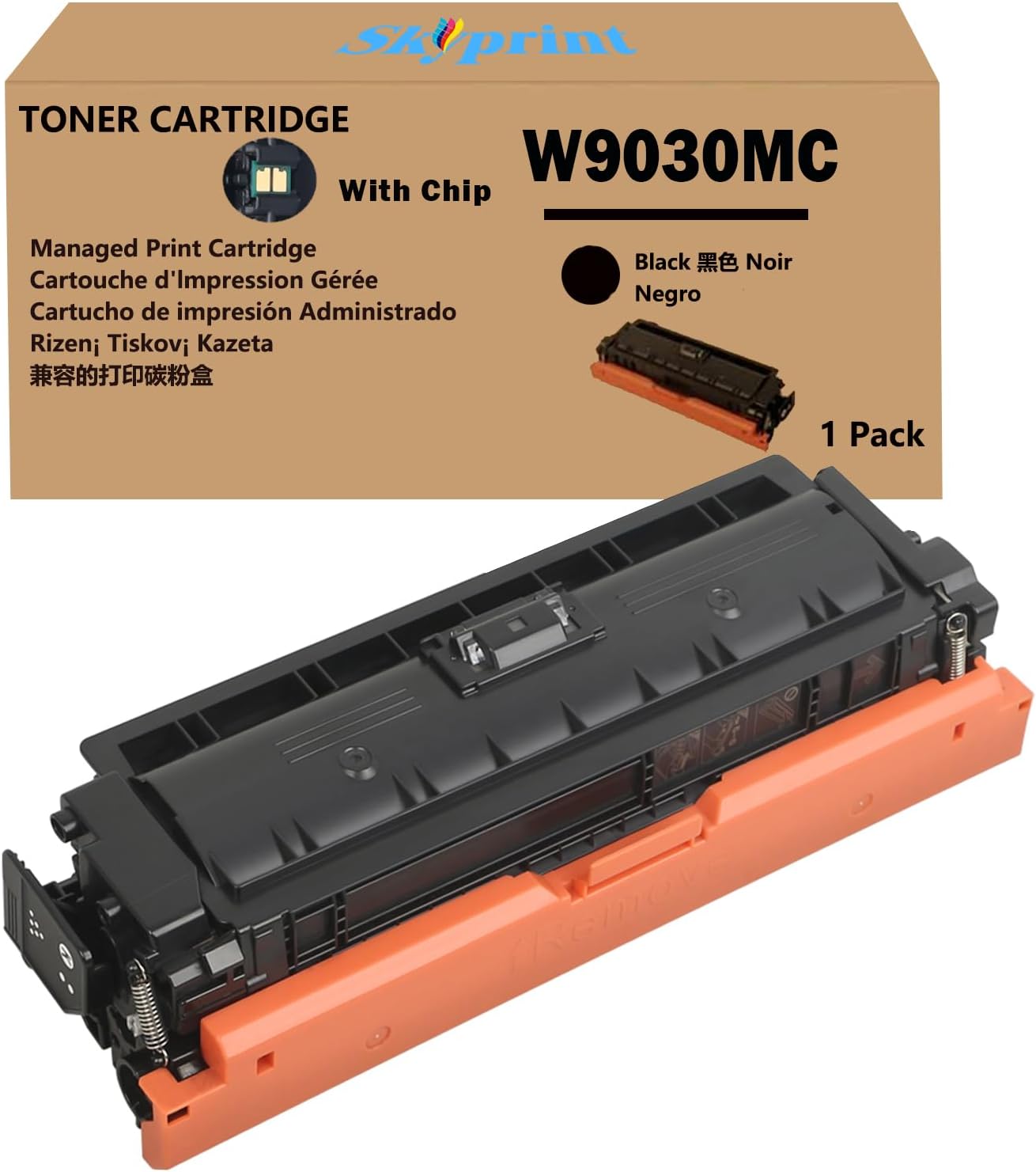Amazon.com: W9030 W9030MC Cartucho de tóner negro compatible con HP ...