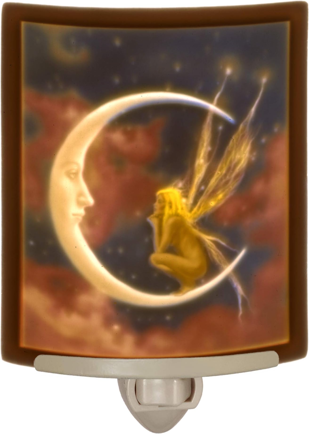 The Porcelain Garden Man in The Moon - Translucent Porcelain Lithophane ...