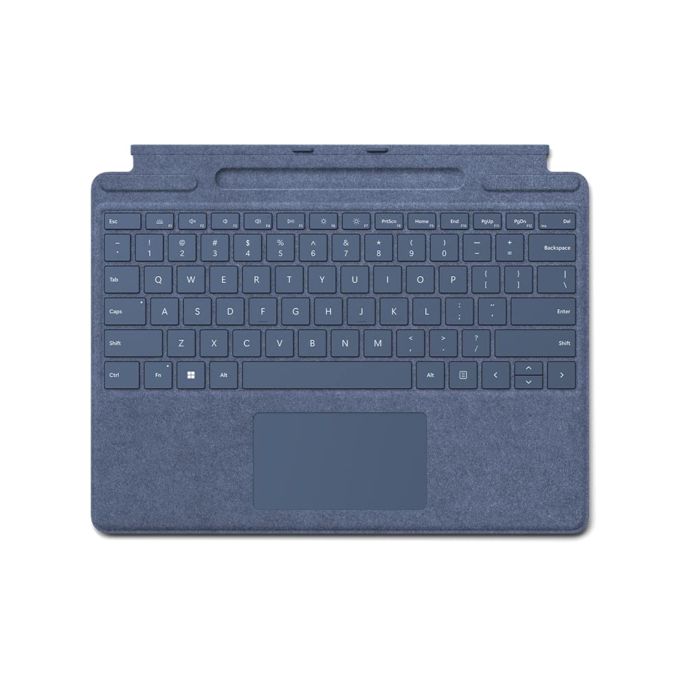 Microsoft Surface Pro 9, 8 or X - Signature Type Cover - Cobalt Blue ...