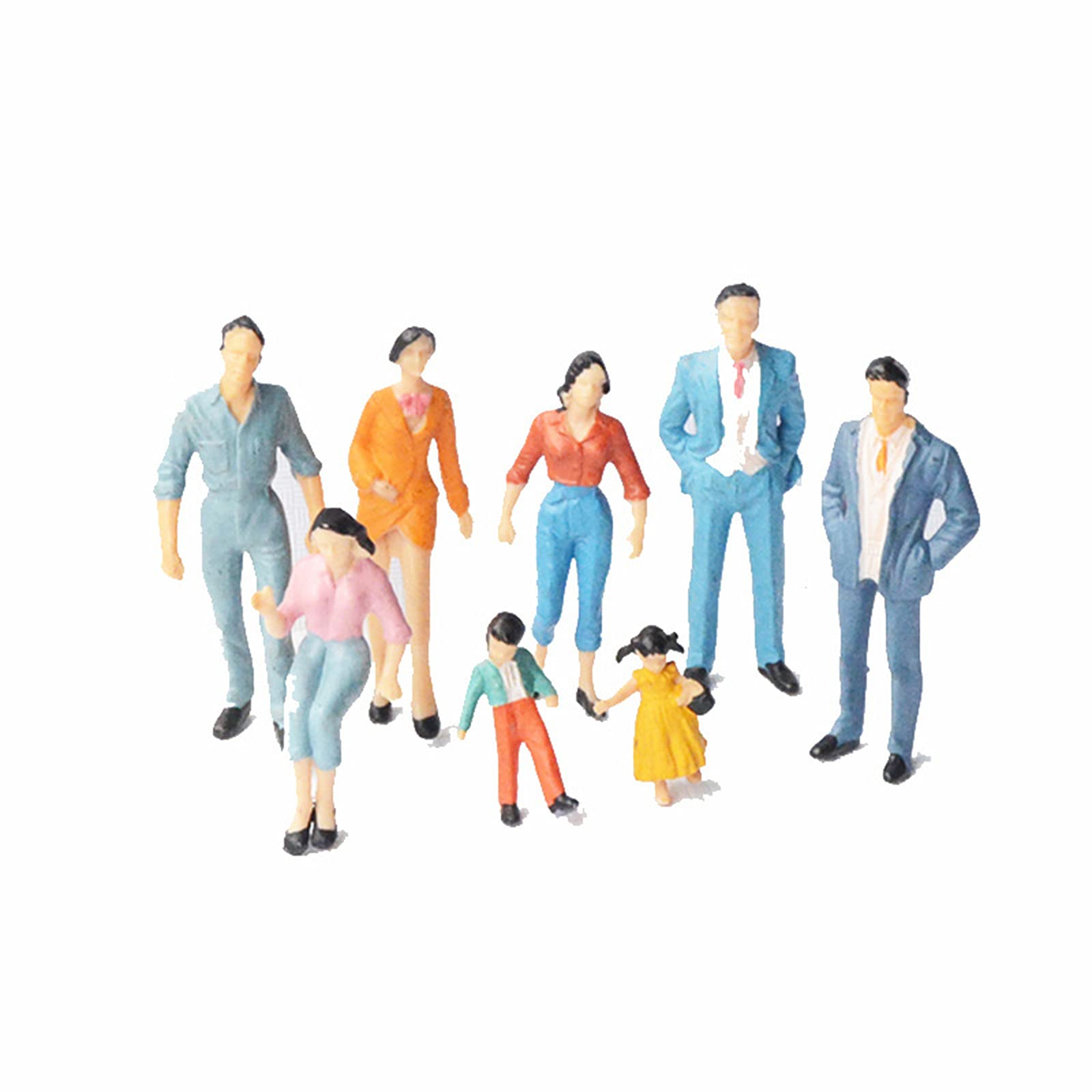 Buy Ceyka Mixed Model of Colorful Painting of The Figure Statue Trains ...