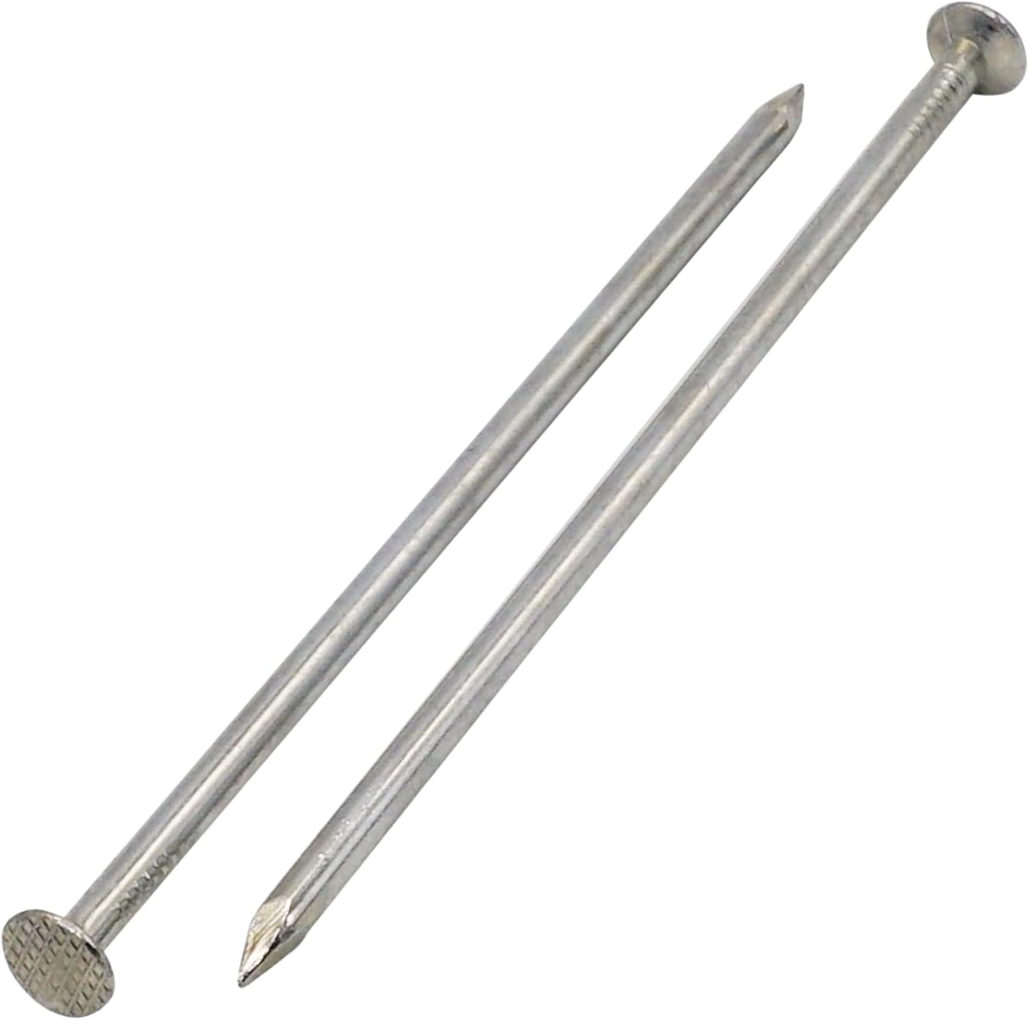 SKIR'CO (50 pcs) Zinc Plated Construction Nails 4.0 x 120 mm, Common ...