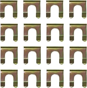Dickno 16 PCS Brake Line Clips Metal Brake Hose Retainer, U Shaped ...