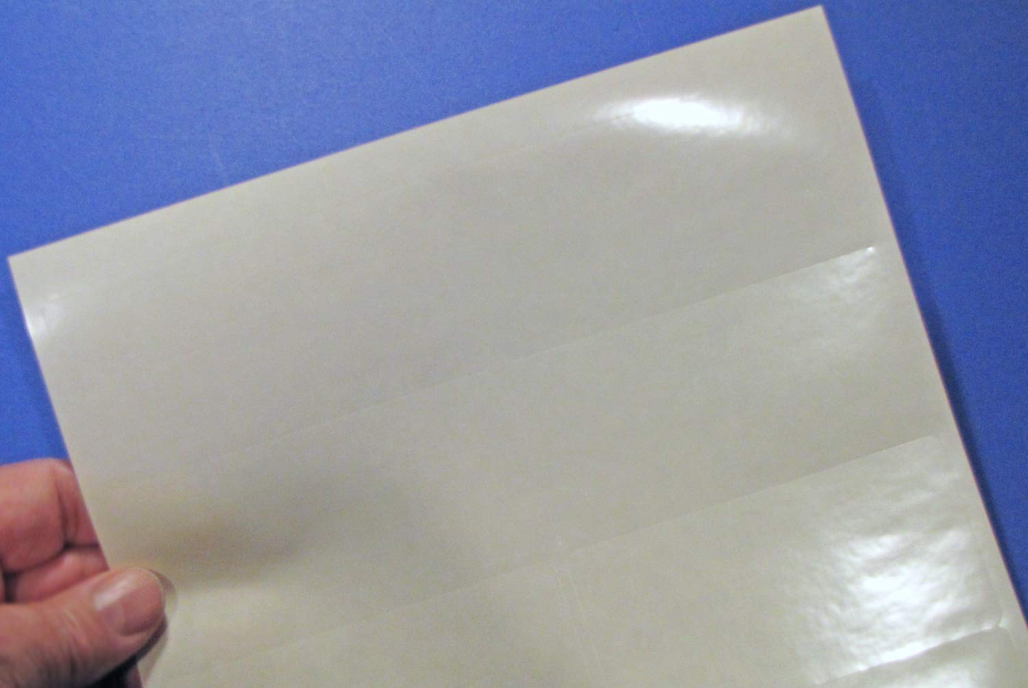 Transparent Sticker Paper Gloss Transparent Poly (Laser) Printer Labels ...