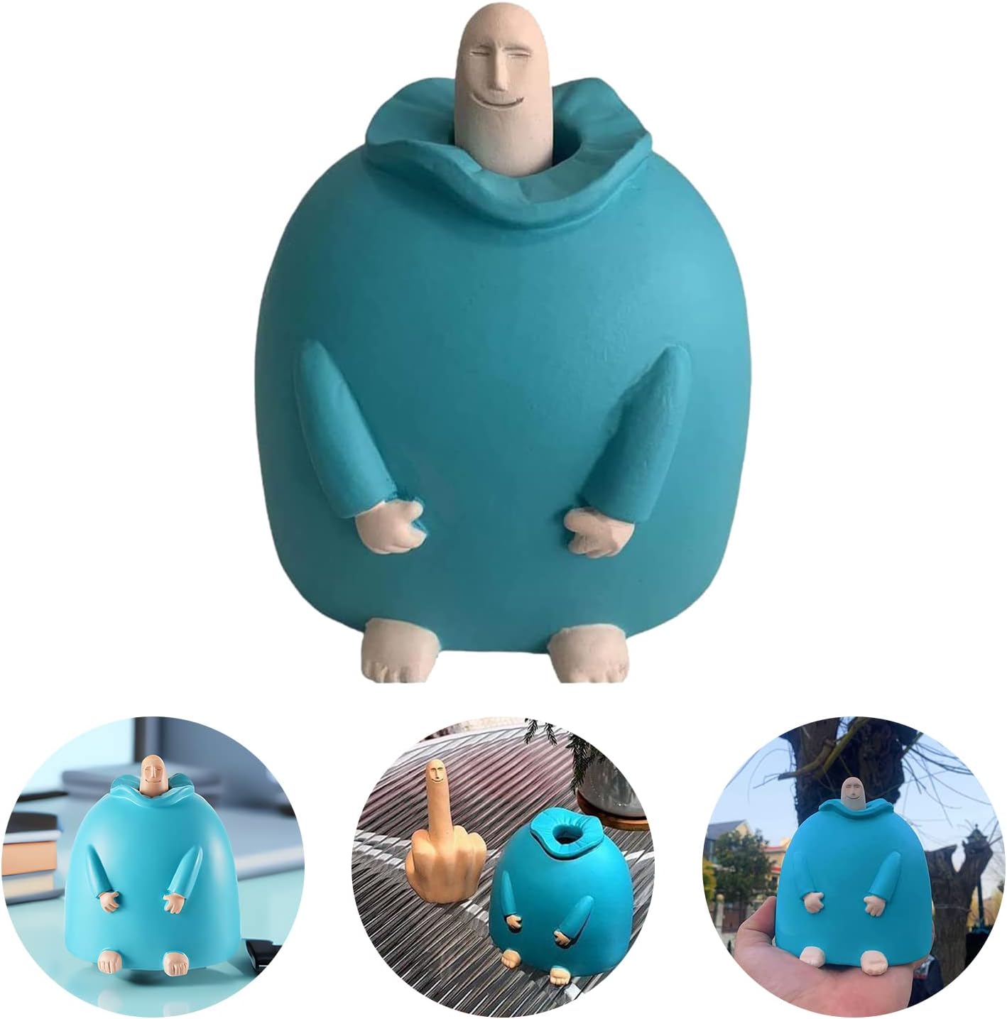 Amazon.com: Smiling Finger Table Decoration, Personality Funny Middle ...