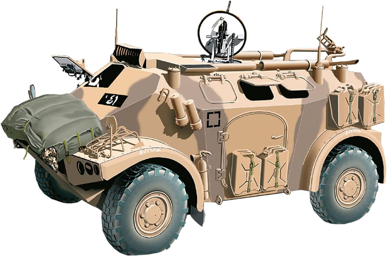 Amazon | エース 1/72 サウジアラビア軍 パナール M3 VTT 装輪兵員輸送車 プラモデル UA72463 | プラモデル 通販
