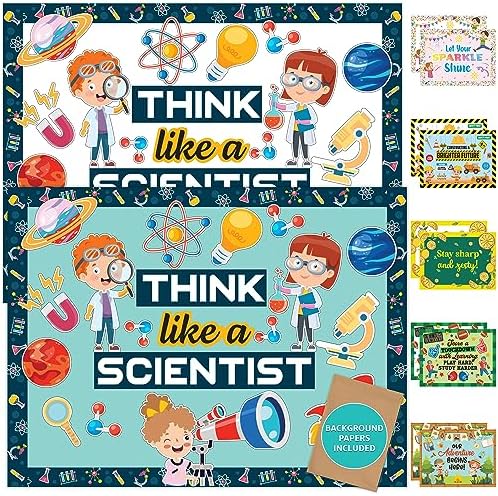 Amazon.com: Classroom Decorations Science Banner and Poster for ...