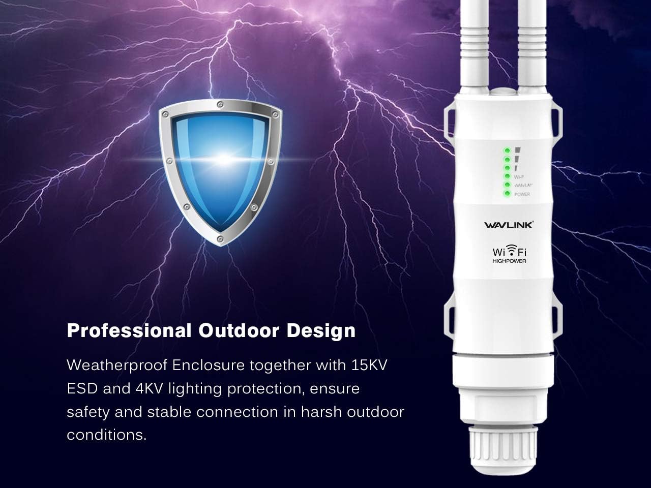 WAVLINK N300 Outdoor WiFi Range Extender User Manual