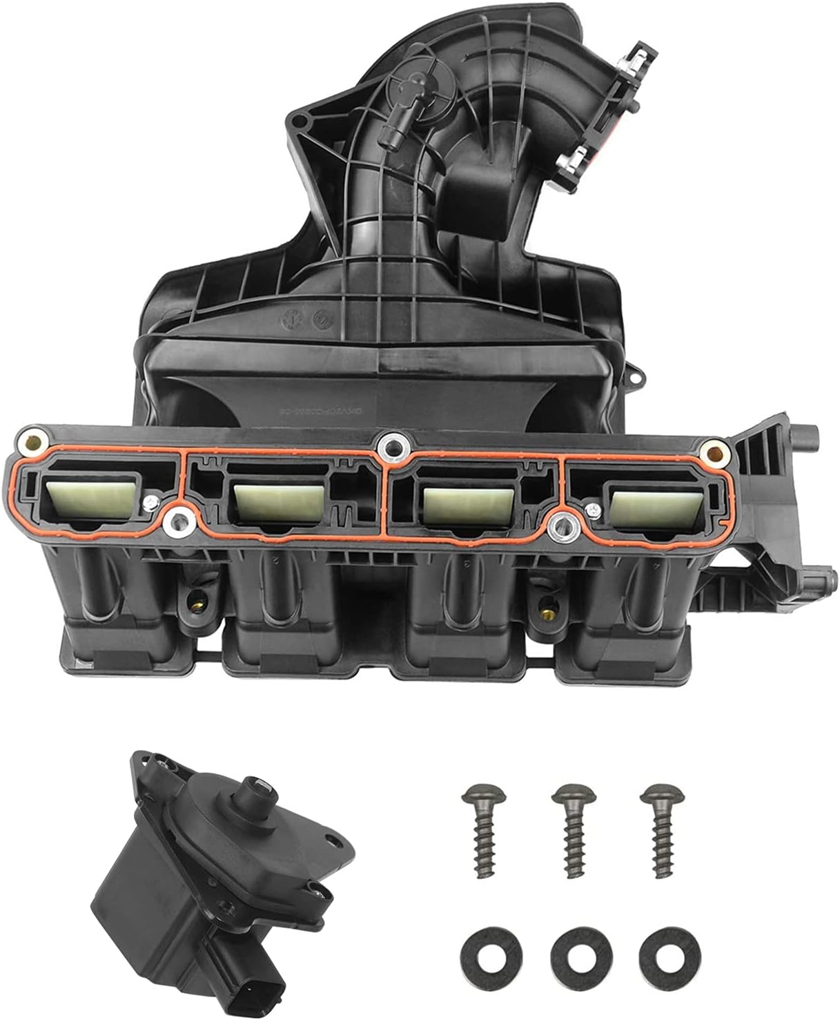 Amazon.com: Huntike Engine Intake Manifold w/Flow Control Valve ...