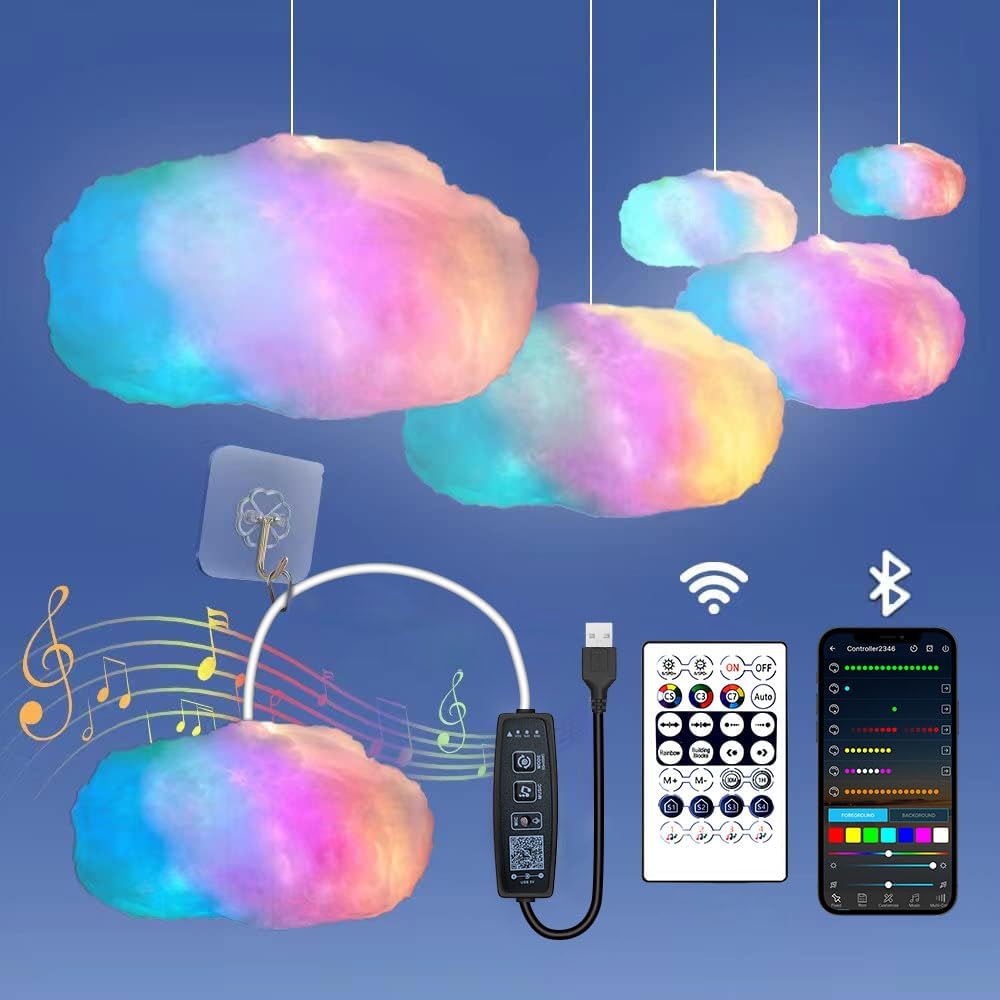 Amazon.com: FLAGTOP LED Cloud Light for Bedroom, Floating Cloud Light ...