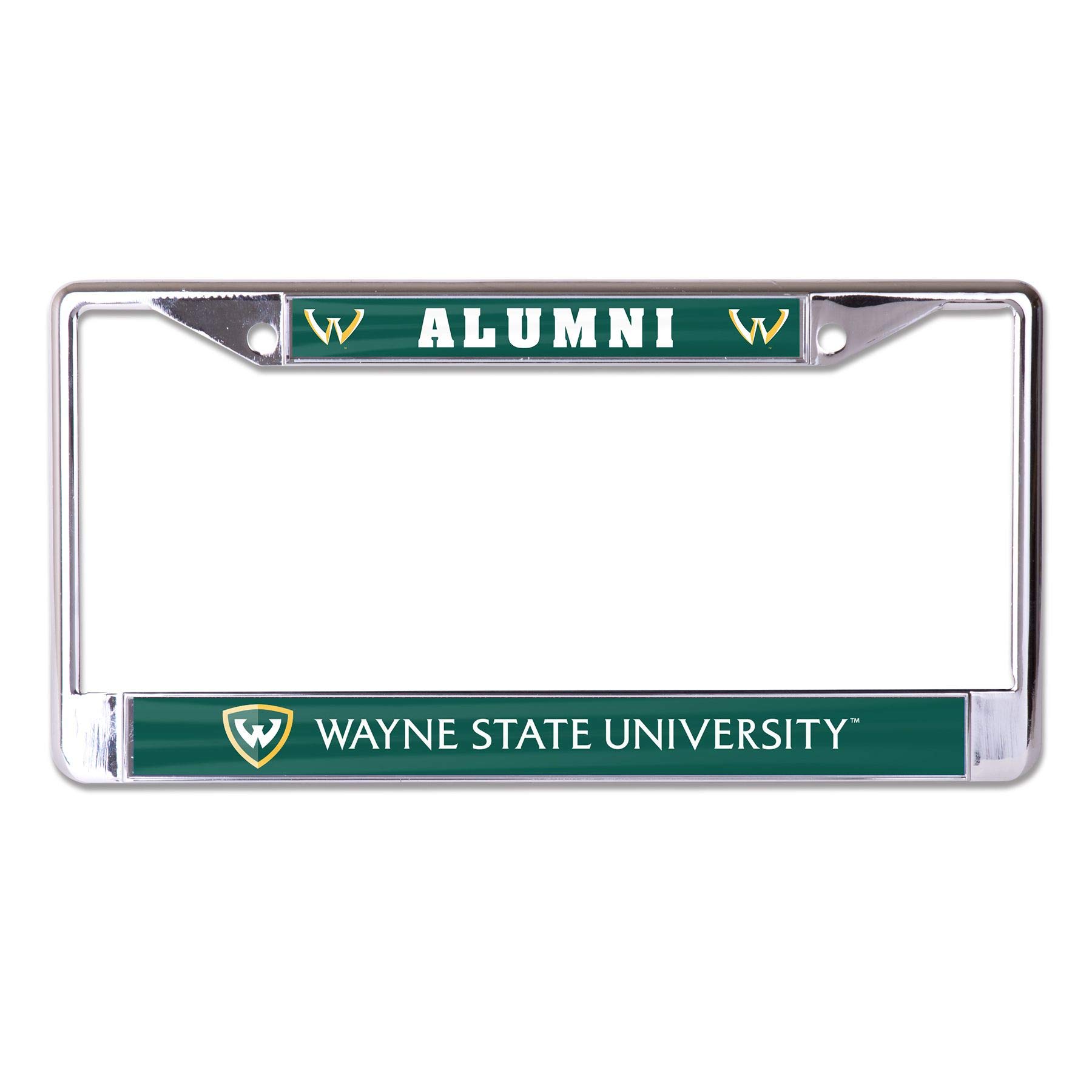 Amazon.com: Wayne State University Alumni Glossy Print Chrome Frame ...