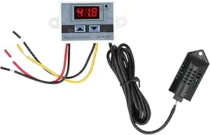 Digital Humidity Controller, 0-99% RH LED Hygrometer Sensor Control ...