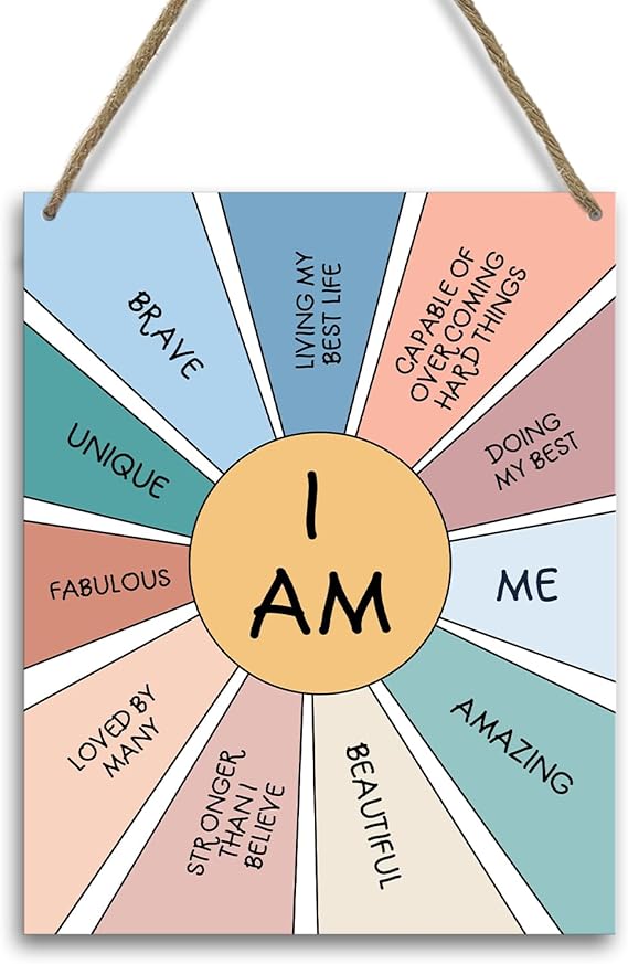 Amazon.com : Inspirational Wall Decor Mental Health Gifts Wall Art ...
