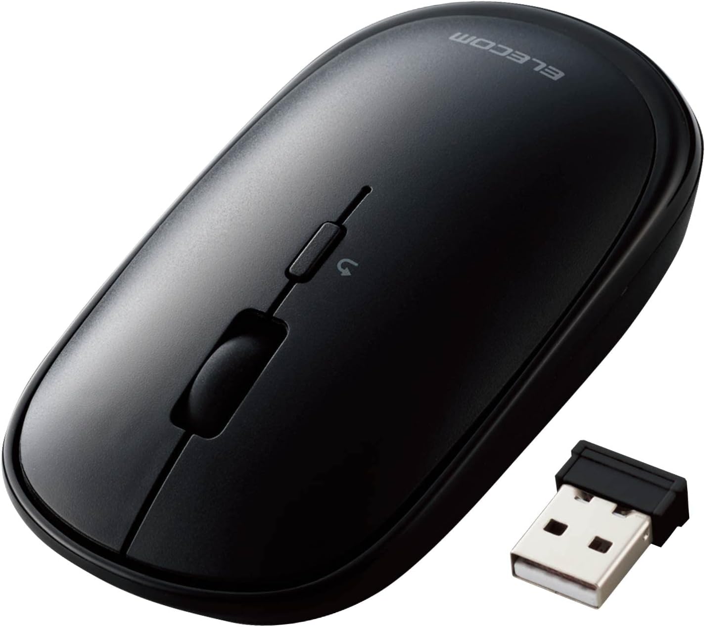 Amazon.co.jp: BlueLEDマウス/EPRIM/無線/3ボタン/ブラック M-DY12DBBK : パソコン・周辺機器