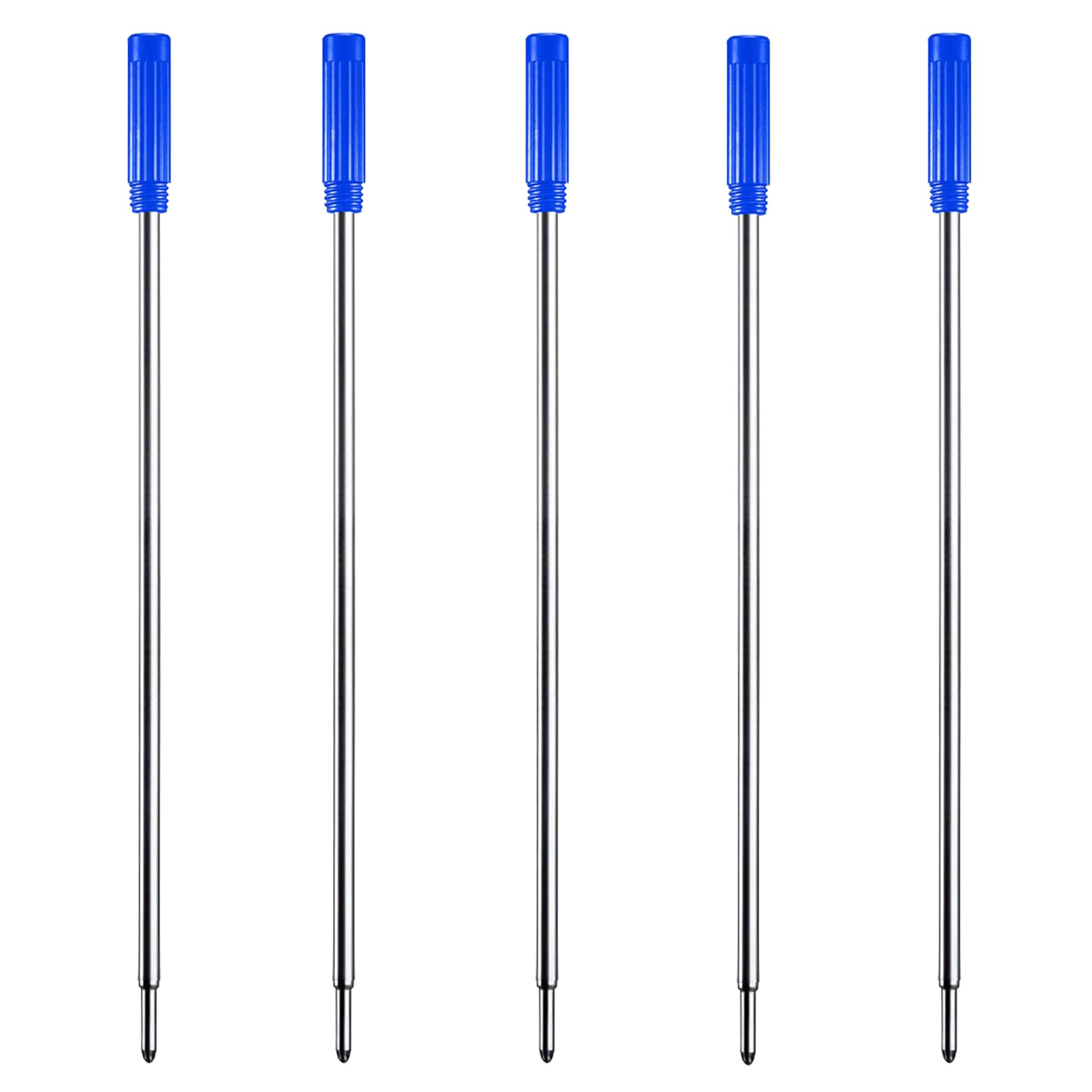 Snapklik.com : DunBong Blue Ink Refill Pack Of 5, Replaceable Ballpoint ...