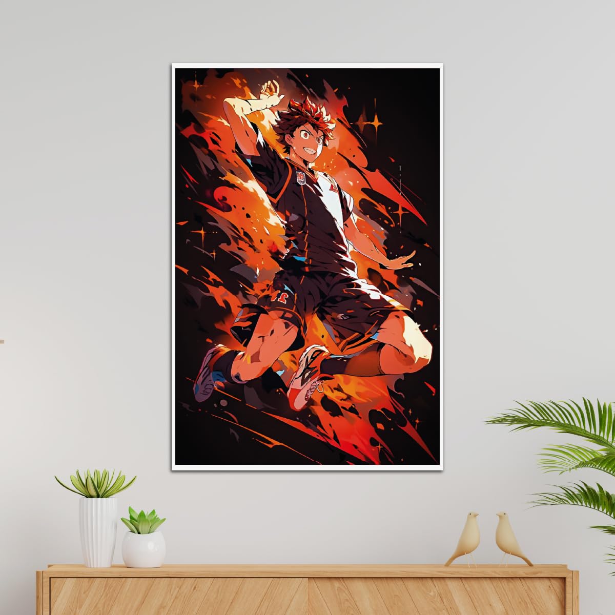 TenorArts Shoyo Hinata Poster Haikyuu Anime Wall Posters with Thick 300 ...