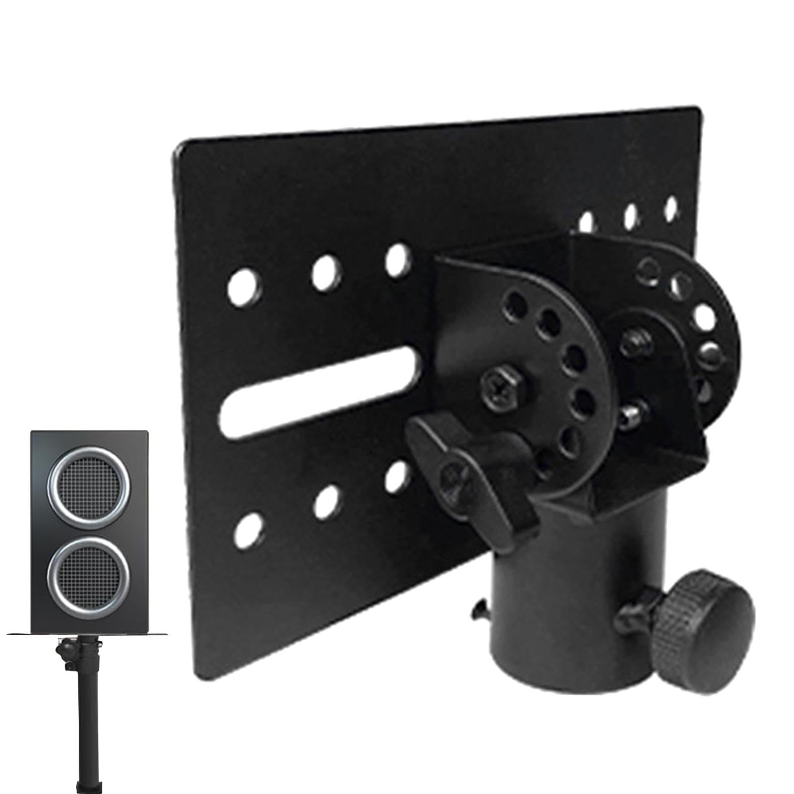 Amazon.com: Speaker Stand Adapter Bracke - Speaker Mounting Pole, Black ...