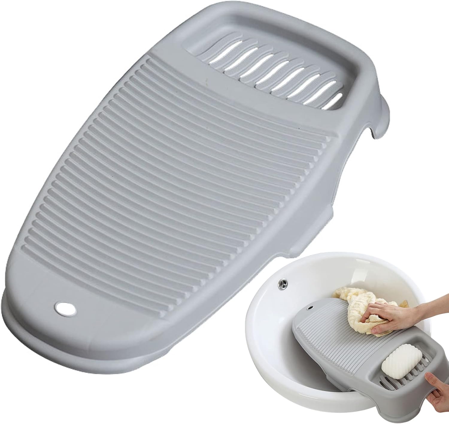 1PC Washboard Laundry Hand Wash Board Plastic No Slip Washing Board for ...
