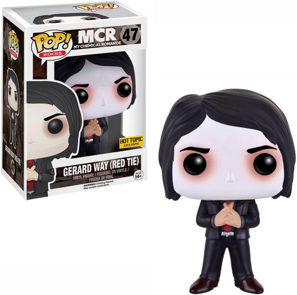 Amazon.com: Funko Pop! MCR Platinum Gerard Skeleton Way : Toys & Games