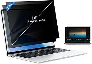 Amazon.com: MOBDIK 16 Inch Laptop Privacy Screen Filter for 16:9 Aspect ...