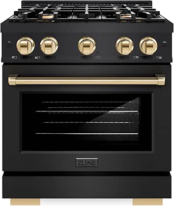 Amazon.com: ZLINE Autograph Edition 30 in. 4.2 cu. ft. Select Dual Fuel ...