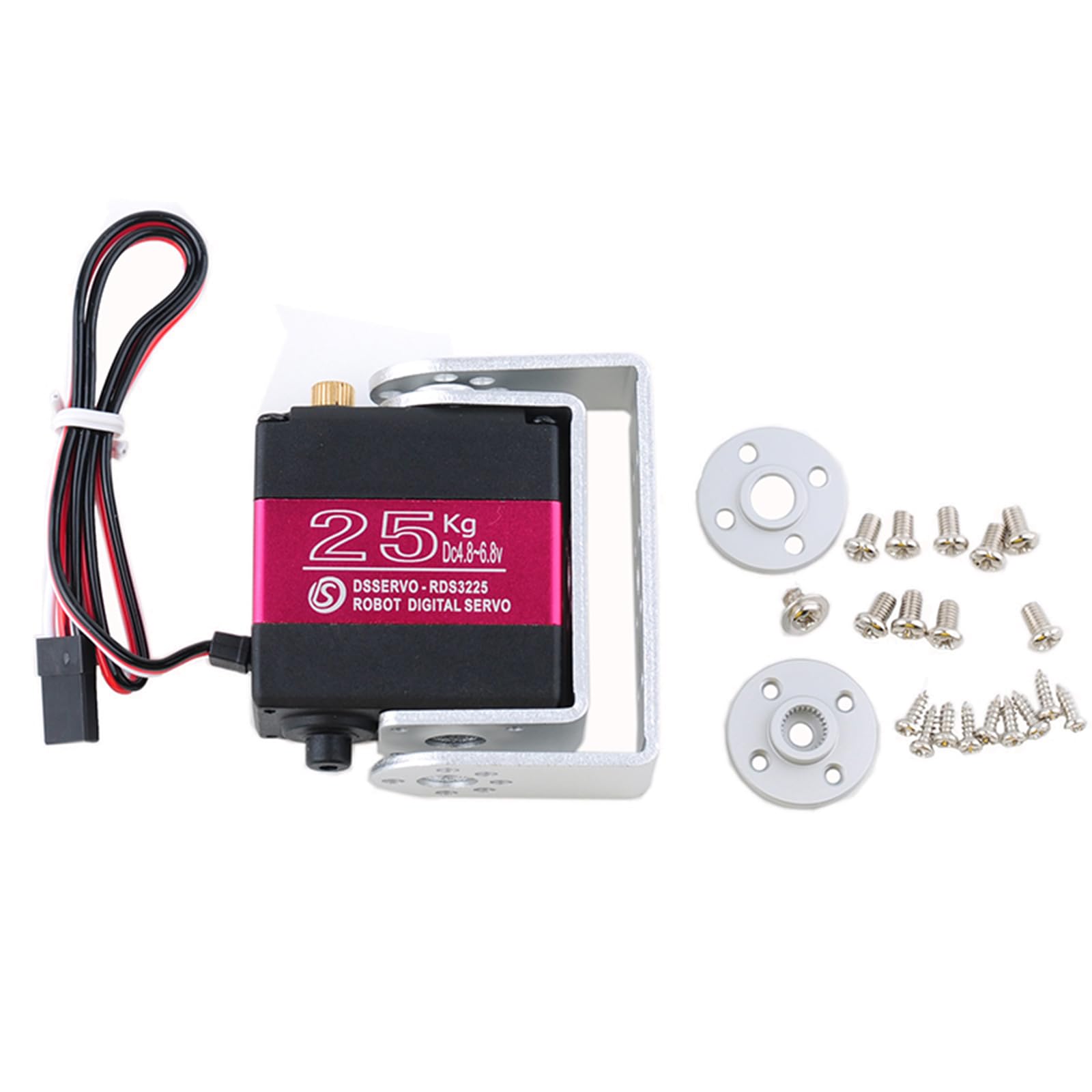 Digital Servo Ds3225 2Pcs 270° DS3225 25KG Digital Servo High Torque ...