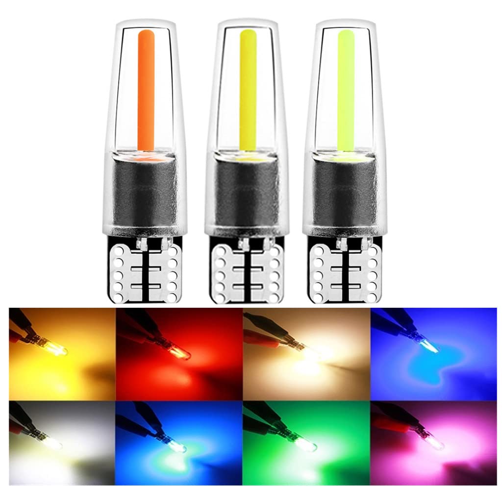 XinCanKun (10-Pack) T5 T10 Wedge Base Led Bulbs 12v Low Voltage ...