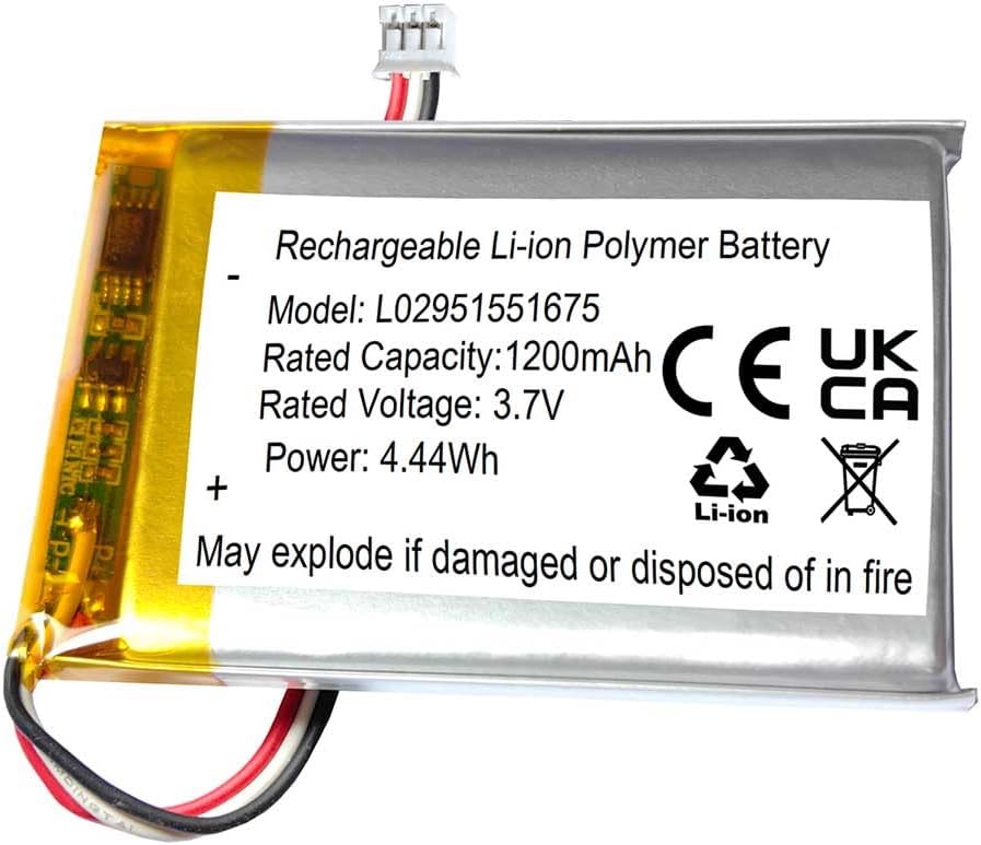 Amazon.com: XINLANTECH 1200mAh 3.7v Rechargeable Battery Replacement ...