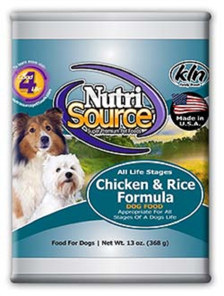 Amazon.com: Tuffys Pet Foods Tuffy's Nutrisource Dog Chicken/Rice Can ...