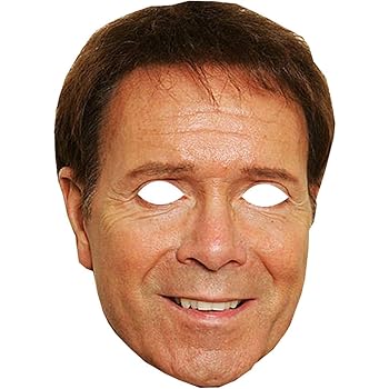 FoxyPrinting Cliff Richard Celebrity Cardboard Party Face Mask Fancy ...