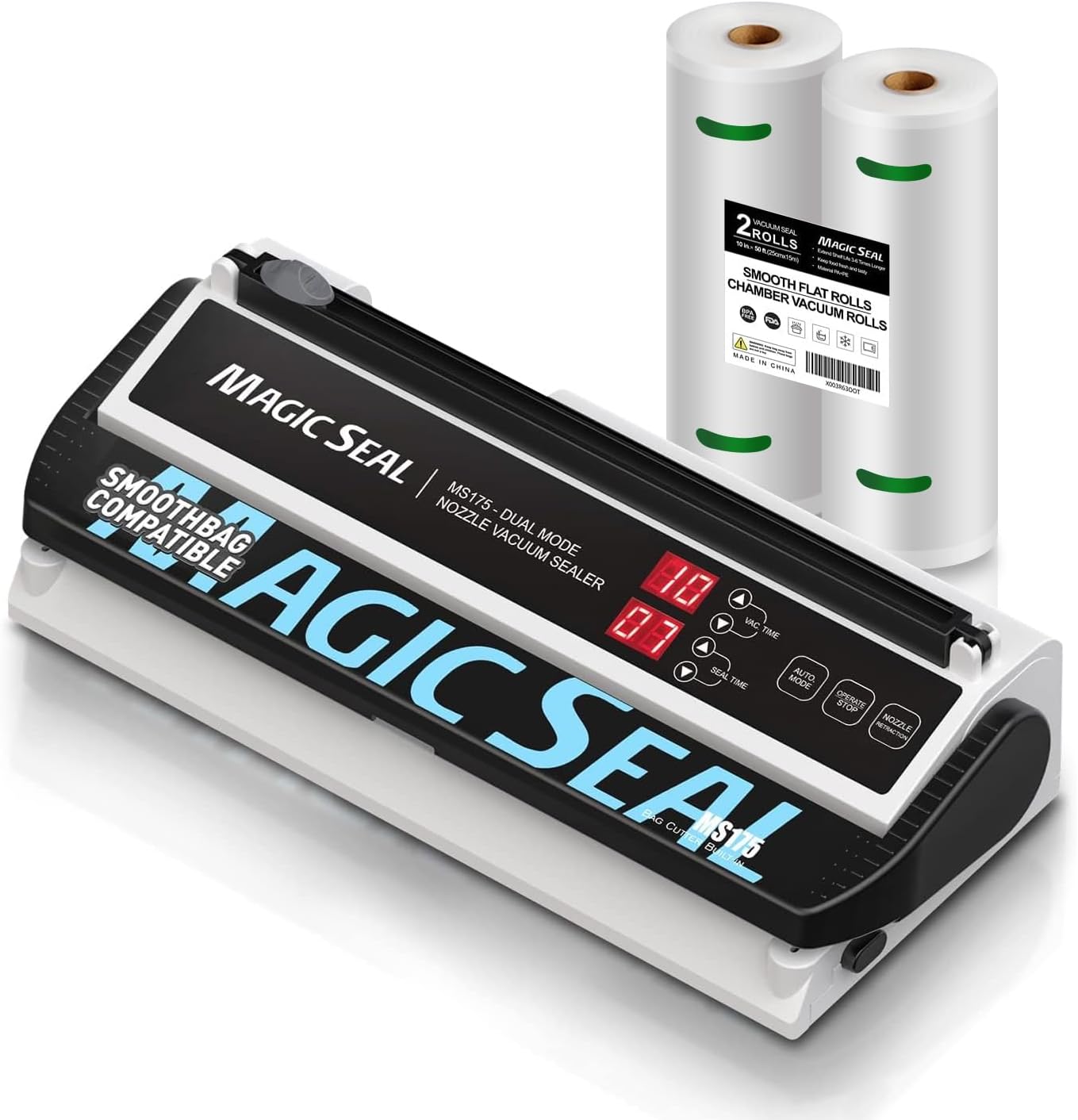 Amazon.com: Magic Seal Vacuum Sealer + Smooth Chamber Vacuum Sealer ...