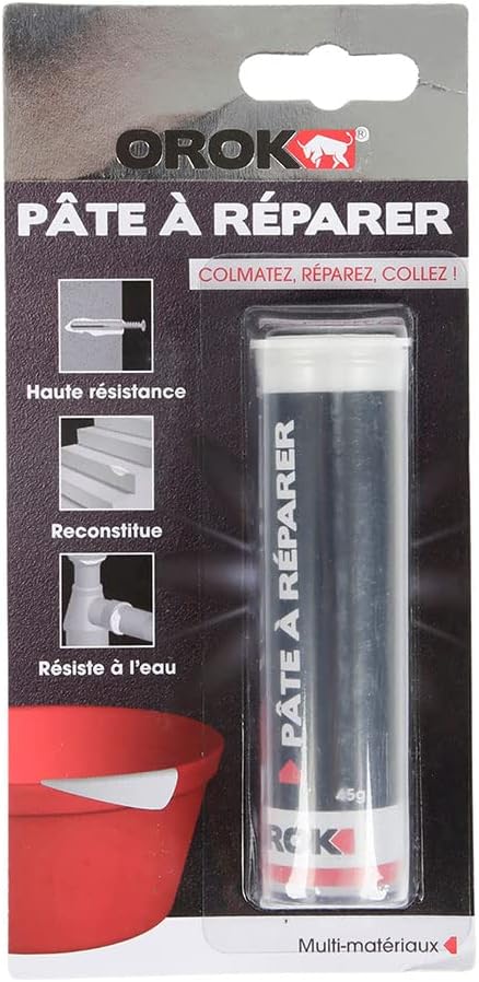 OROK 647068 Pâte à Réparer Époxy 45 g – Pâte Époxy Bi-Composant Multi ...
