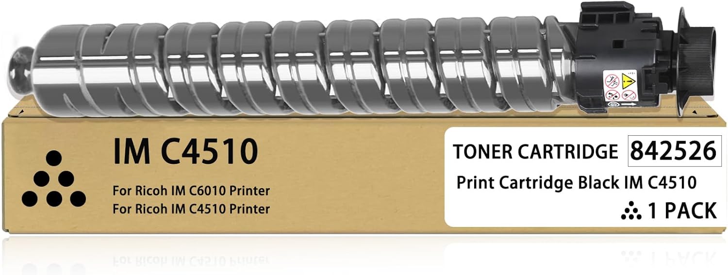 Amazon.com: FIRSTINK IM C4510 IM C6010 Black Toner Cartridge Remanufactured 842526 Toner ...