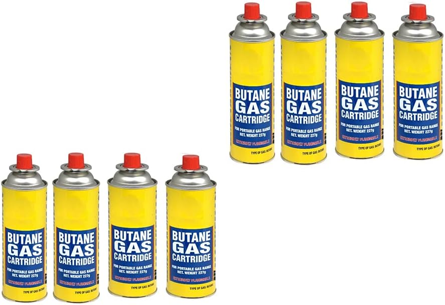 D.I.L 28 Butane Gas Canister – 28 Gas Bottles, Ideal for Outdoor ...