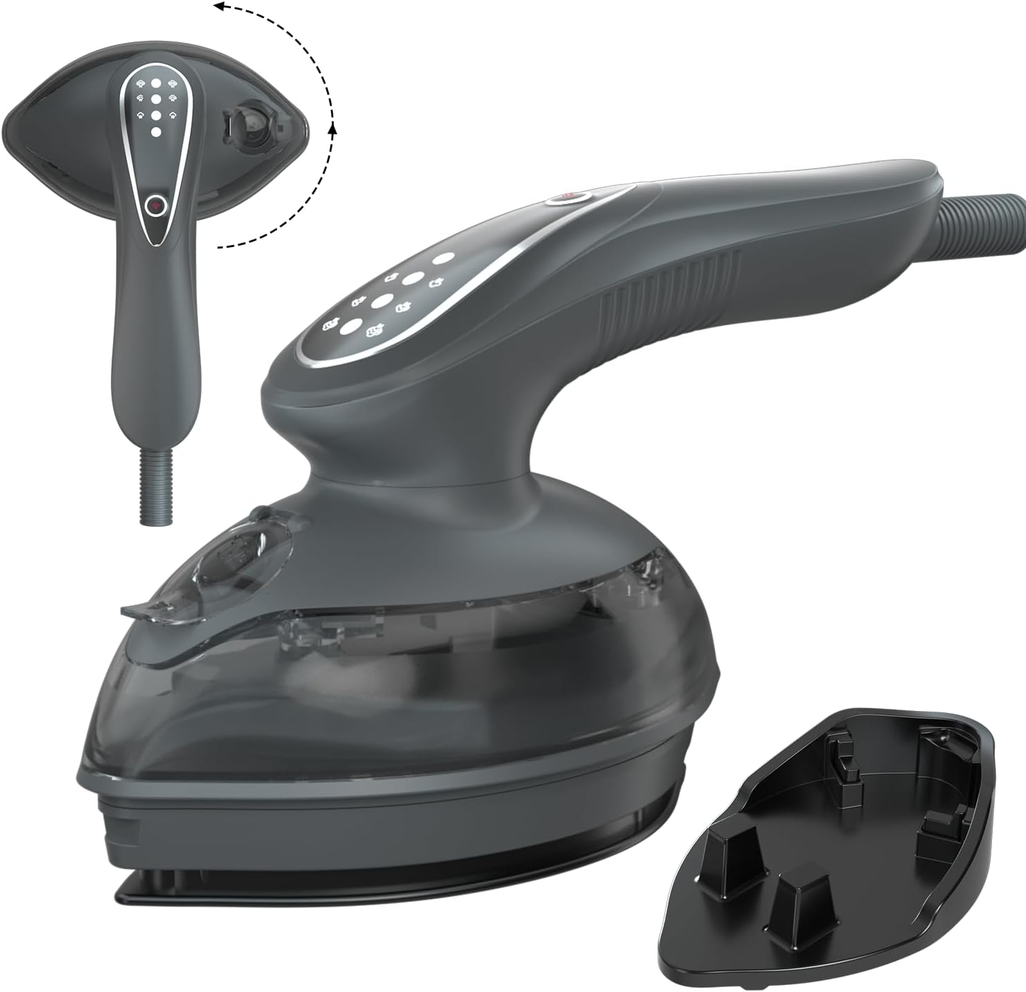 Amazon.com: Conwang Mini Steam Iron for Clothes, 1100W Portable Travel ...