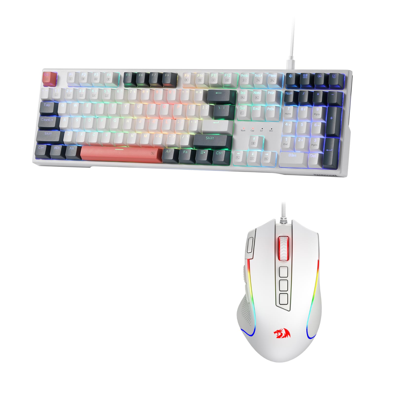 Amazon.com: Redragon K668 Keyboard and M612 Mouse Bundle : Video Games