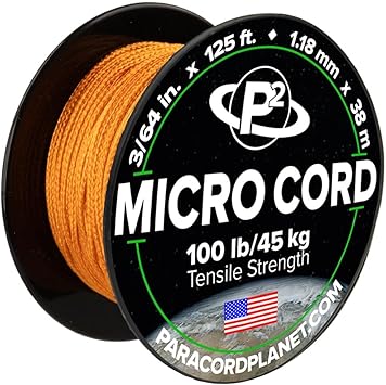 Amazon.com : Paracord Planet Micro Paracord – Thin Braided Cord for ...