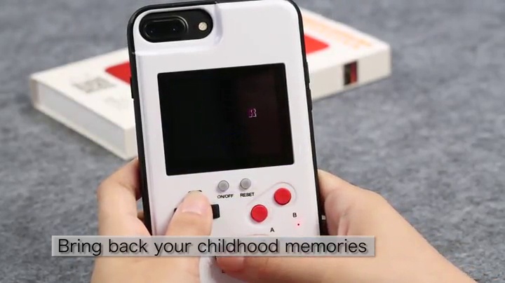 Watch Handheld Retro Game Console Phone Case, Compatible with i Phone X ...