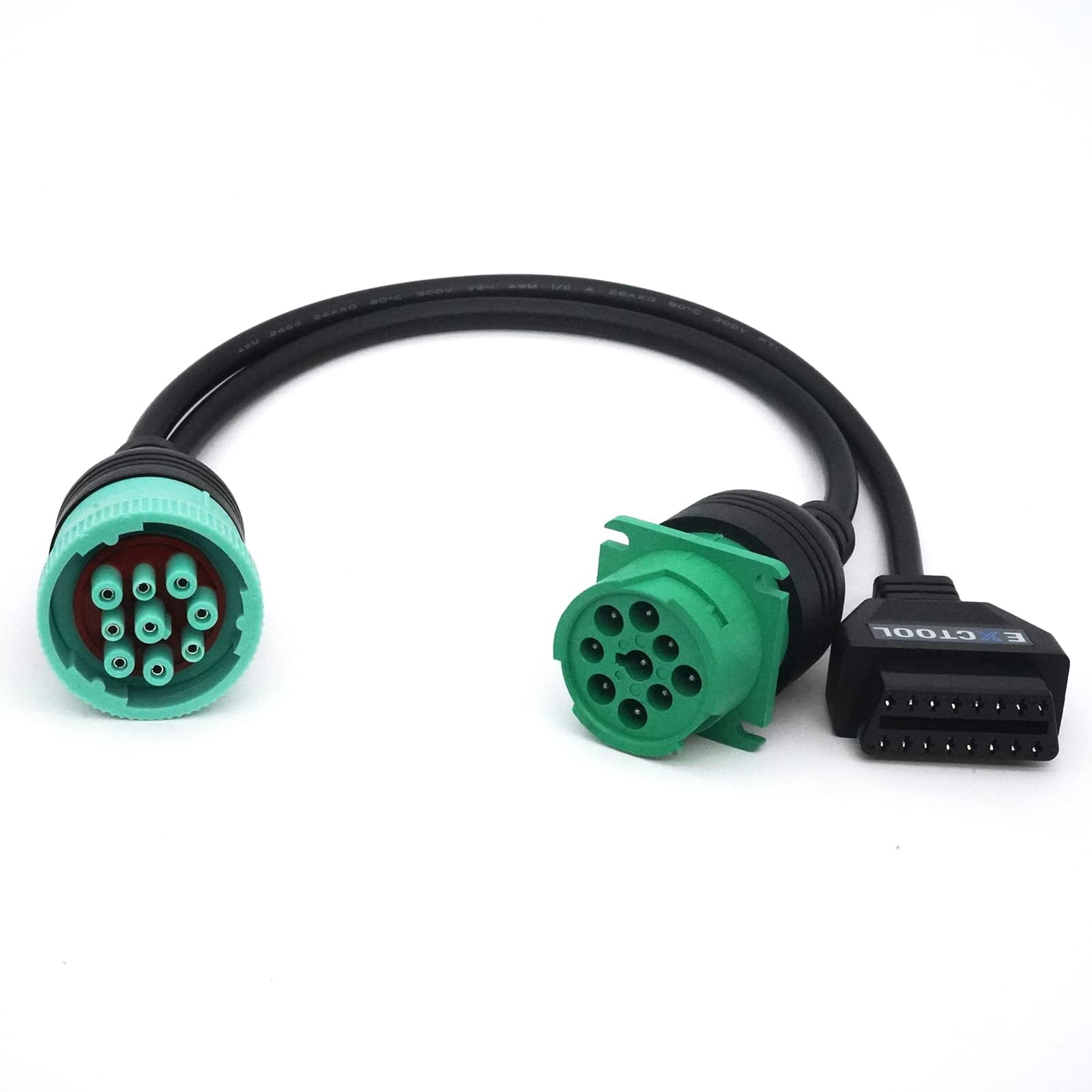 Amazon.com: WBLD Right Angle J1939 Male to OBD2 Female Adapter : Automotive