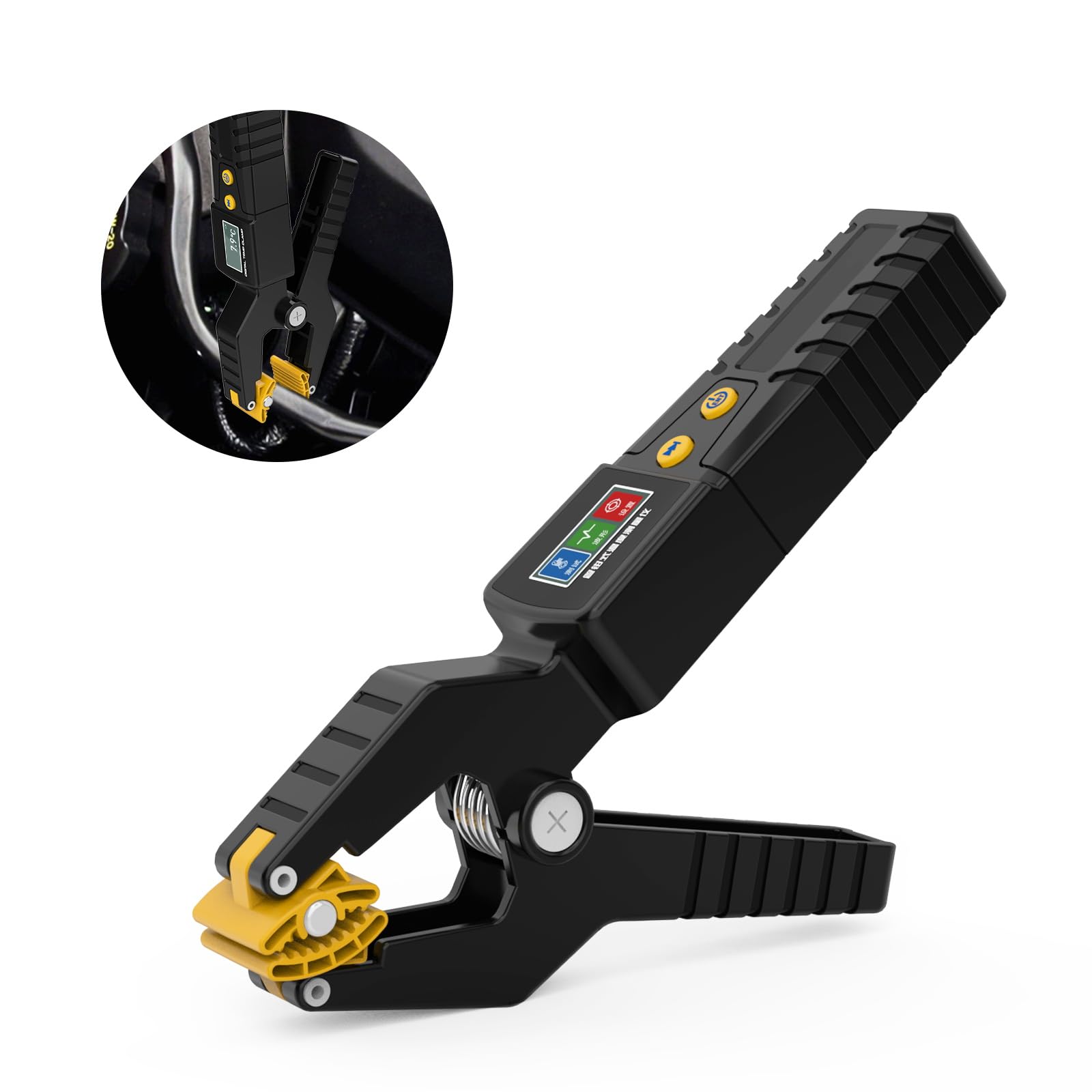 KAISAL HVAC Pipe Clamp Thermometer High Accurate Real-time Temperature ...