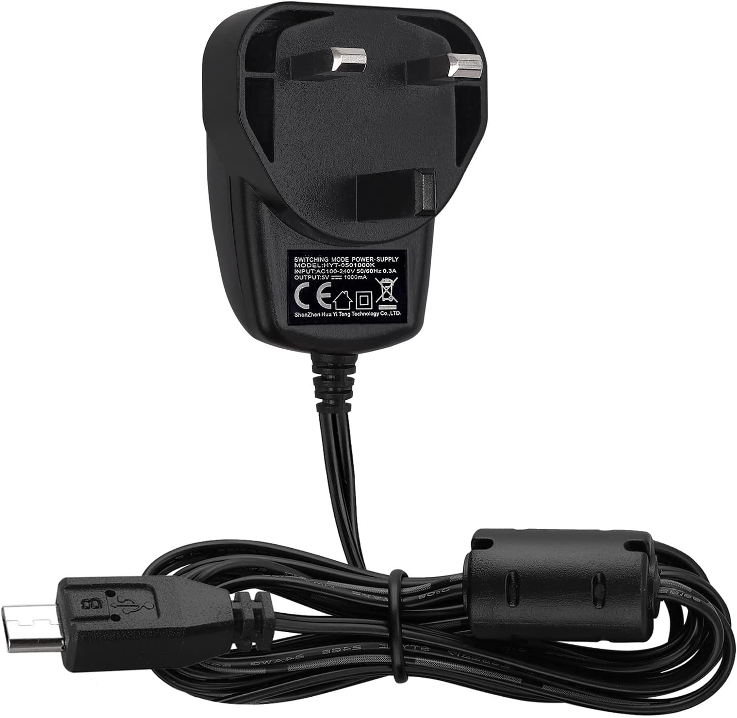 eSynic 5v 1A Micro USB Power Supply Adapter DC Power Adapter 5V 1A ...