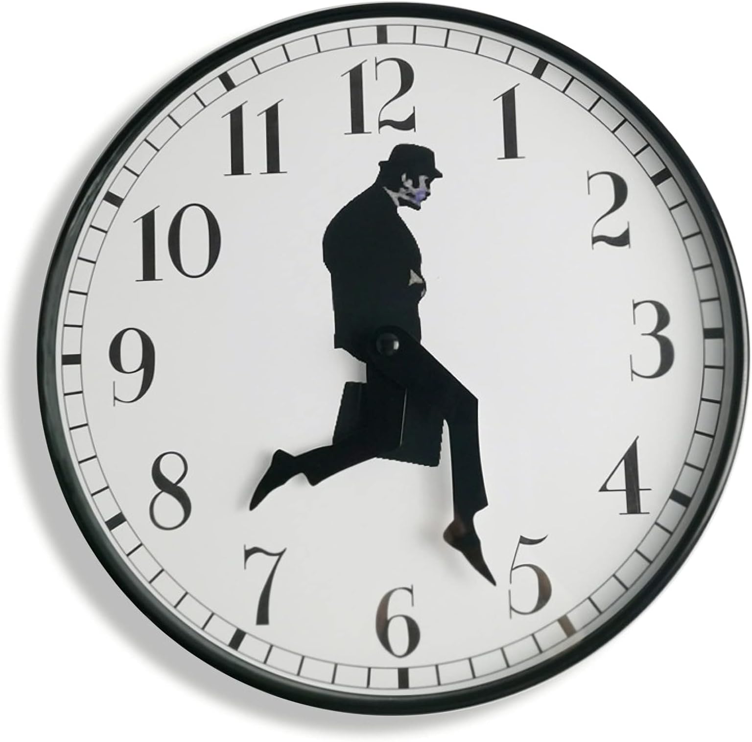 Amazon.com: The Geeky Days Reverse Wall Clock 12 inch Unusual Numbers ...