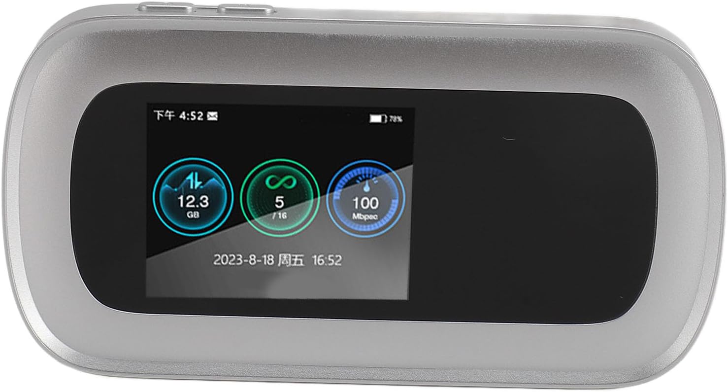 5G WiFi6 LTE Mobile Hotspot, 5G Router with Sim Card Slot ...