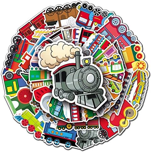 Amazon.com: Train Stickers 50Pcs Laptop Stickers Aesthetic,Train ...