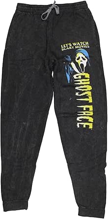 Seven Times Six Ghost Face Pajama Pants Let's Watch Scary Movies Women ...