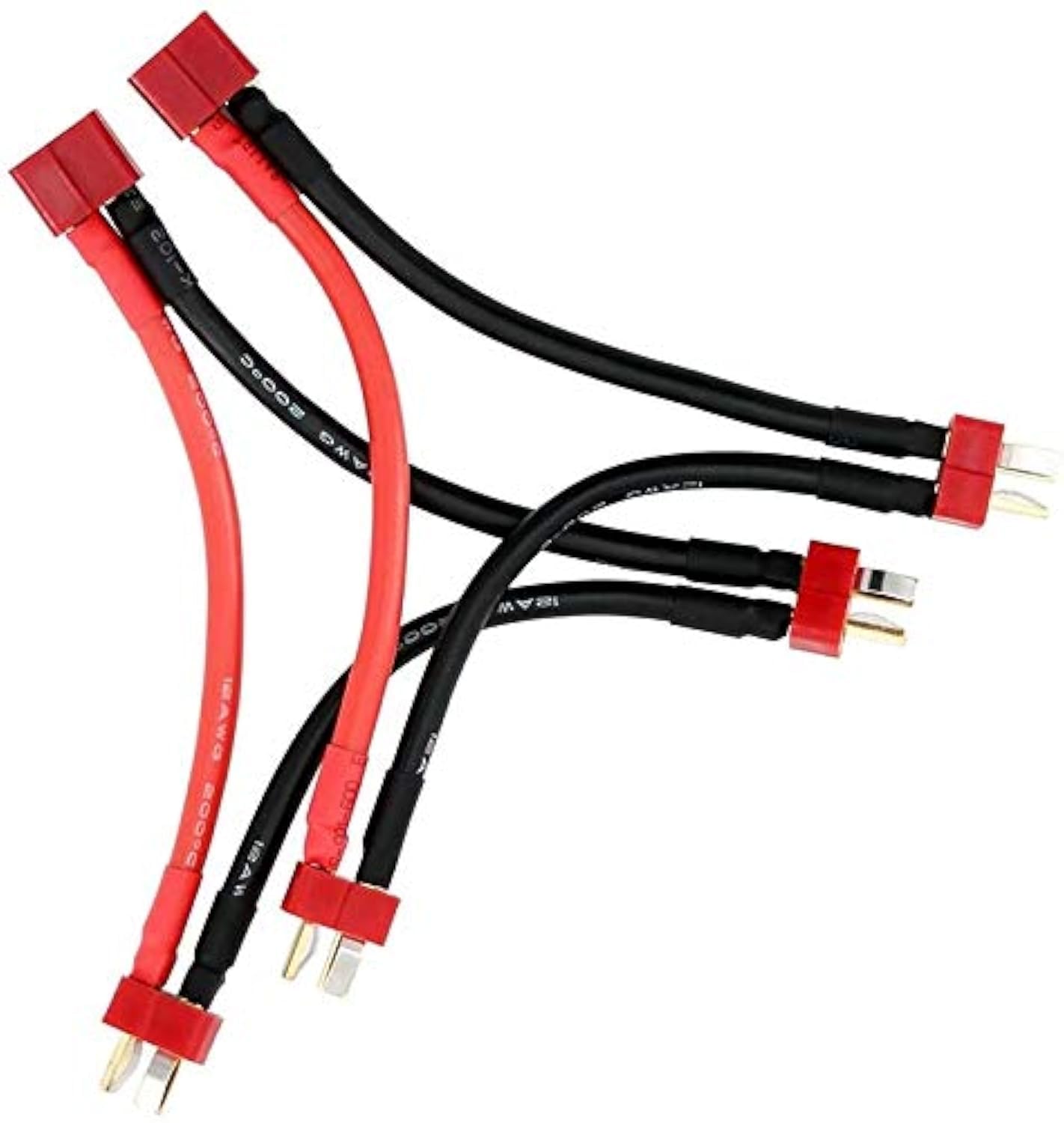 Amazon.com: FLY RC 2pcs T Serial Series Connector 1 Female to 2 Male T ...