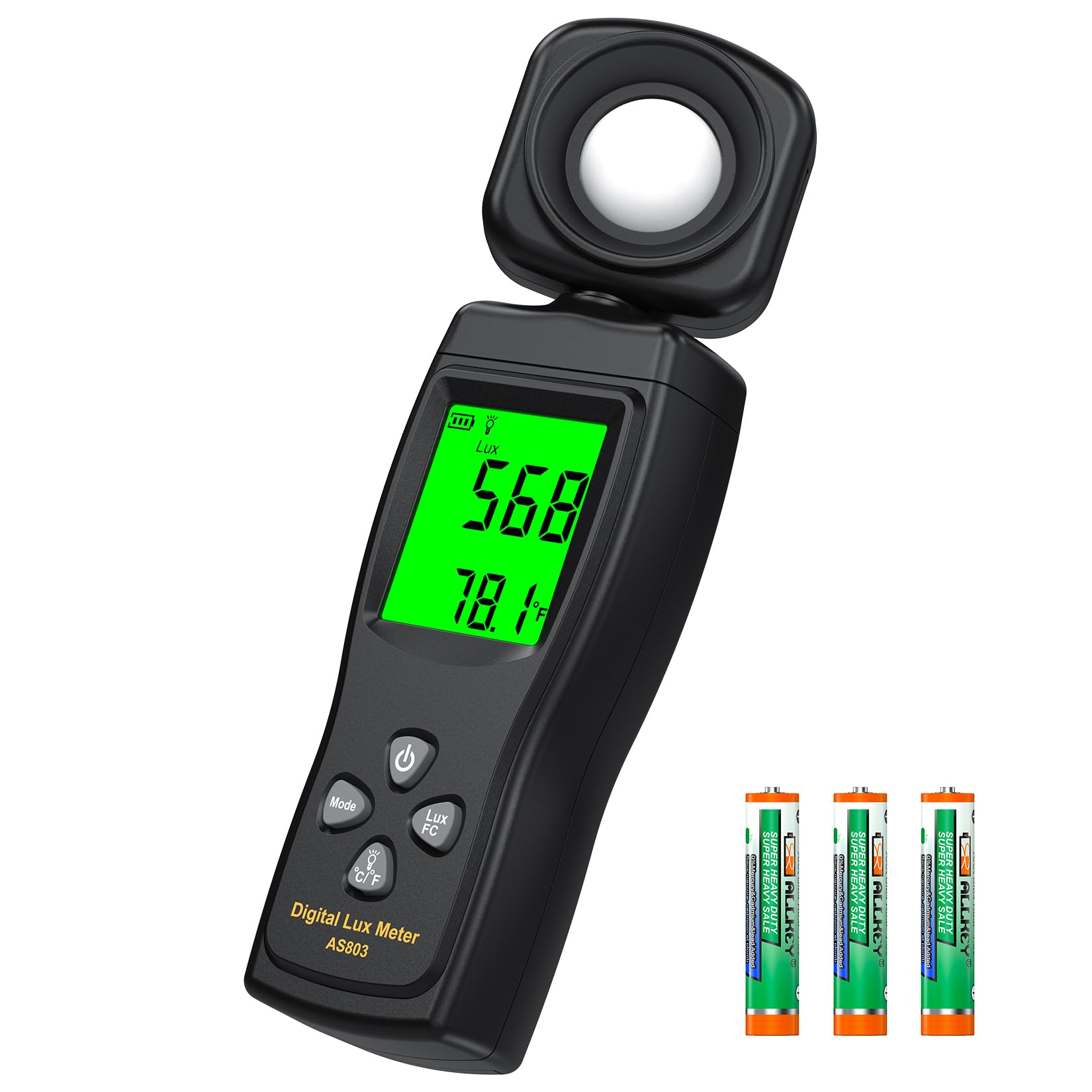 Snapklik.com : Digital Illuminance Light Meter, 0200,000 Lux Range