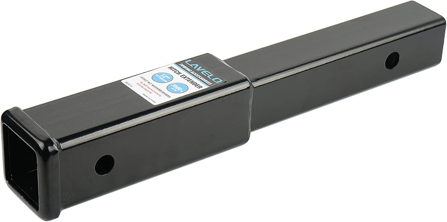 Amazon.com: LaVelo 12 inch Hitch Extender, Extension Tube for 2 inch ...
